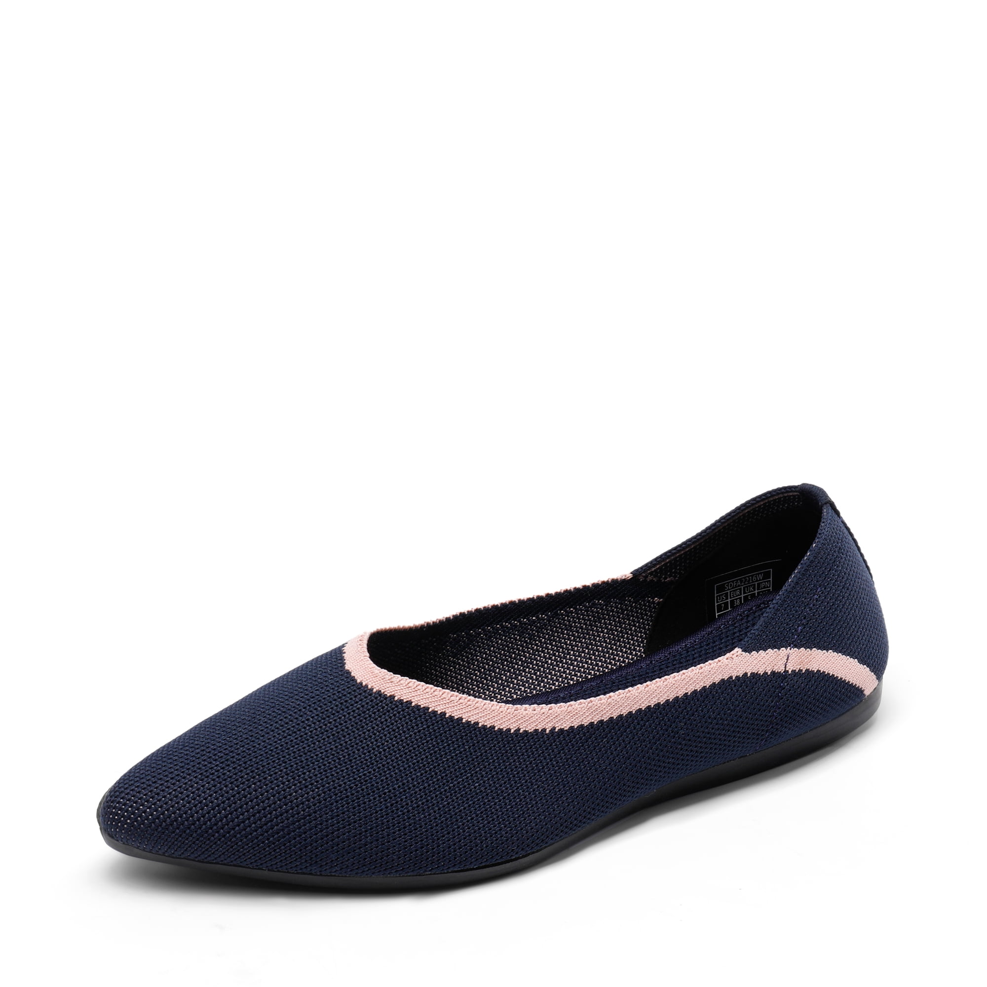 DREAM PAIRS Women's Ballet Dressy Flats Comfortable Pointed Toe Knit ...