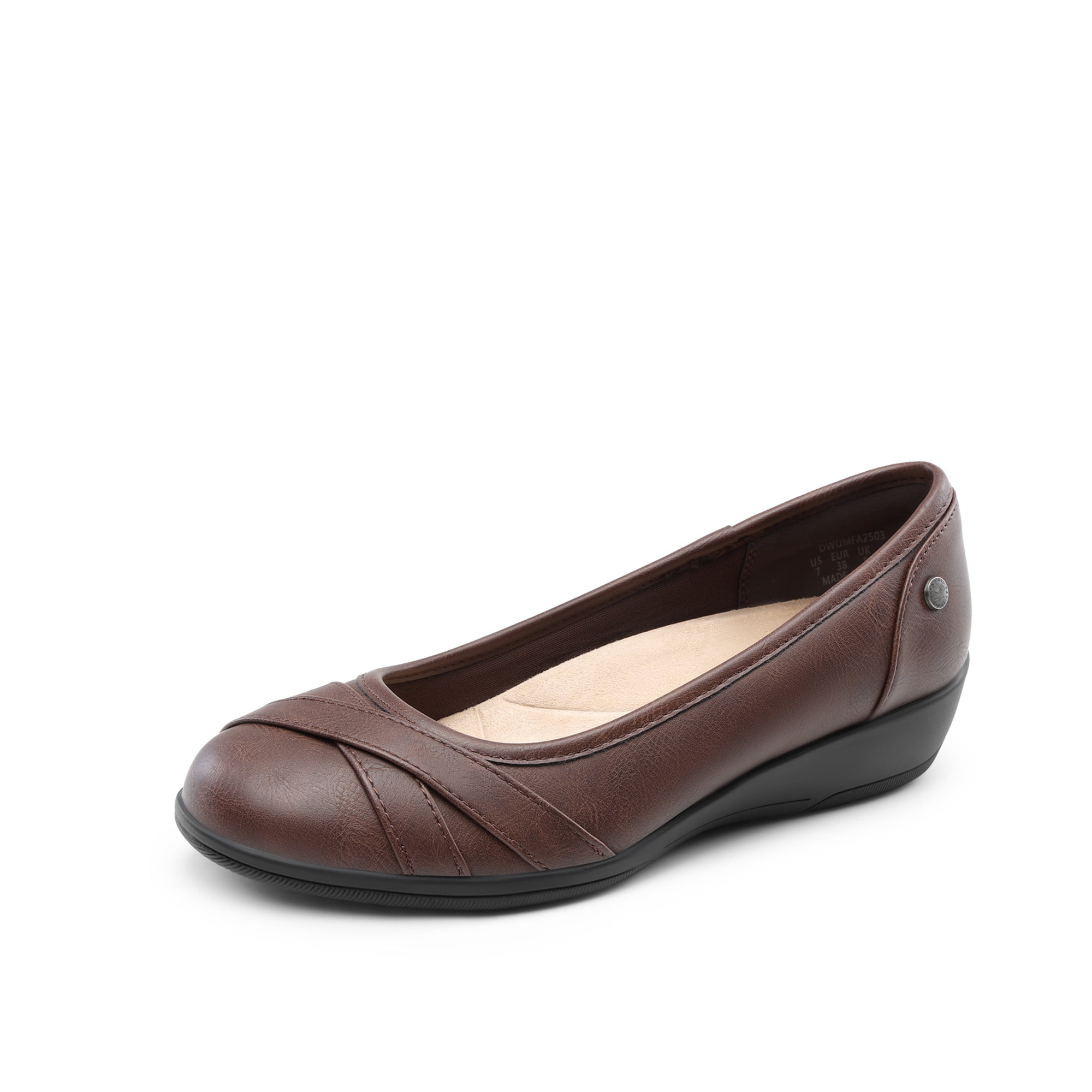 BURUDANI Women's Ballet Flats Work Dress Shoes Comfortable Slip On ...