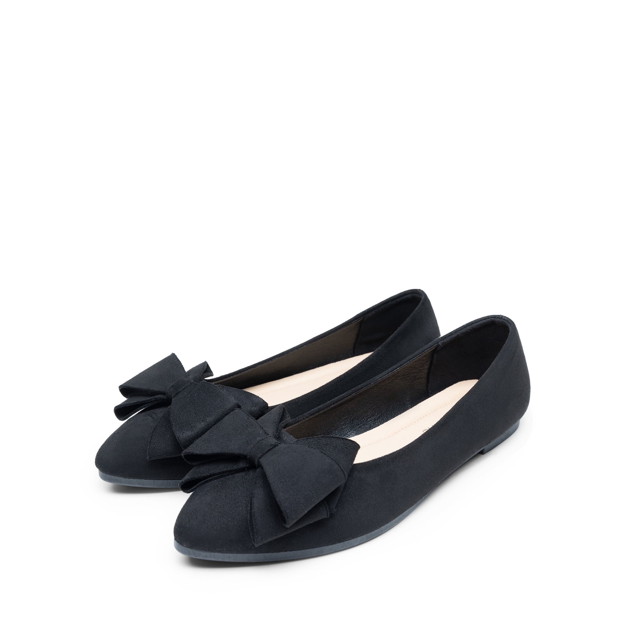 DREAM PAIRS Women’s Bowknot Flats, Comfortable Pointed Toe Ballet Shoes ...