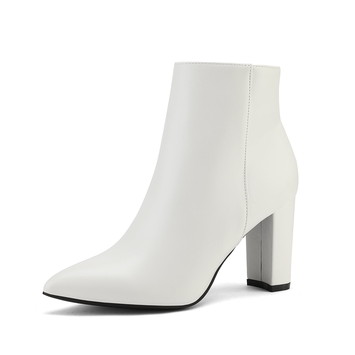 DREAM PAIRS Women's Chunky High Heel Ankle Booties - Walmart.com