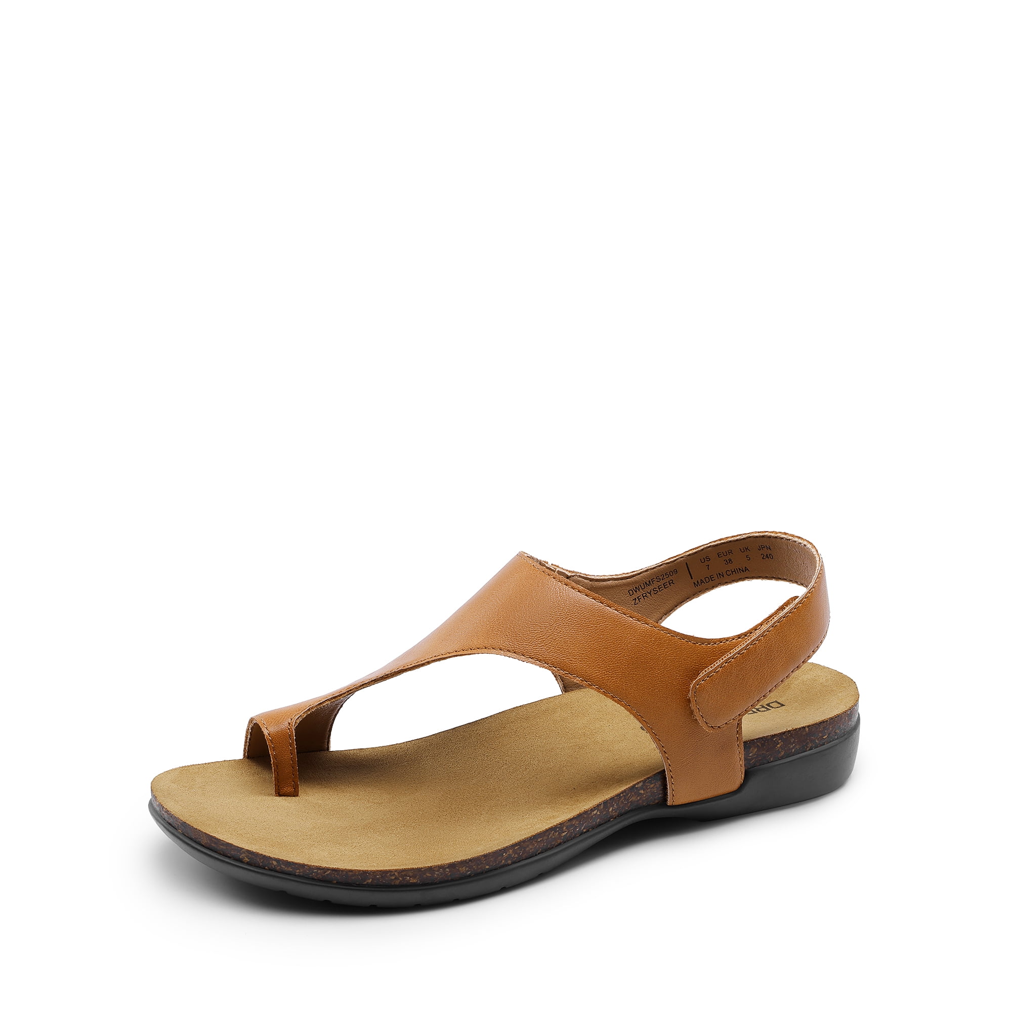 DREAM PAIRS Women's Comfortable Cork Footbed Arch Support Sandals ...