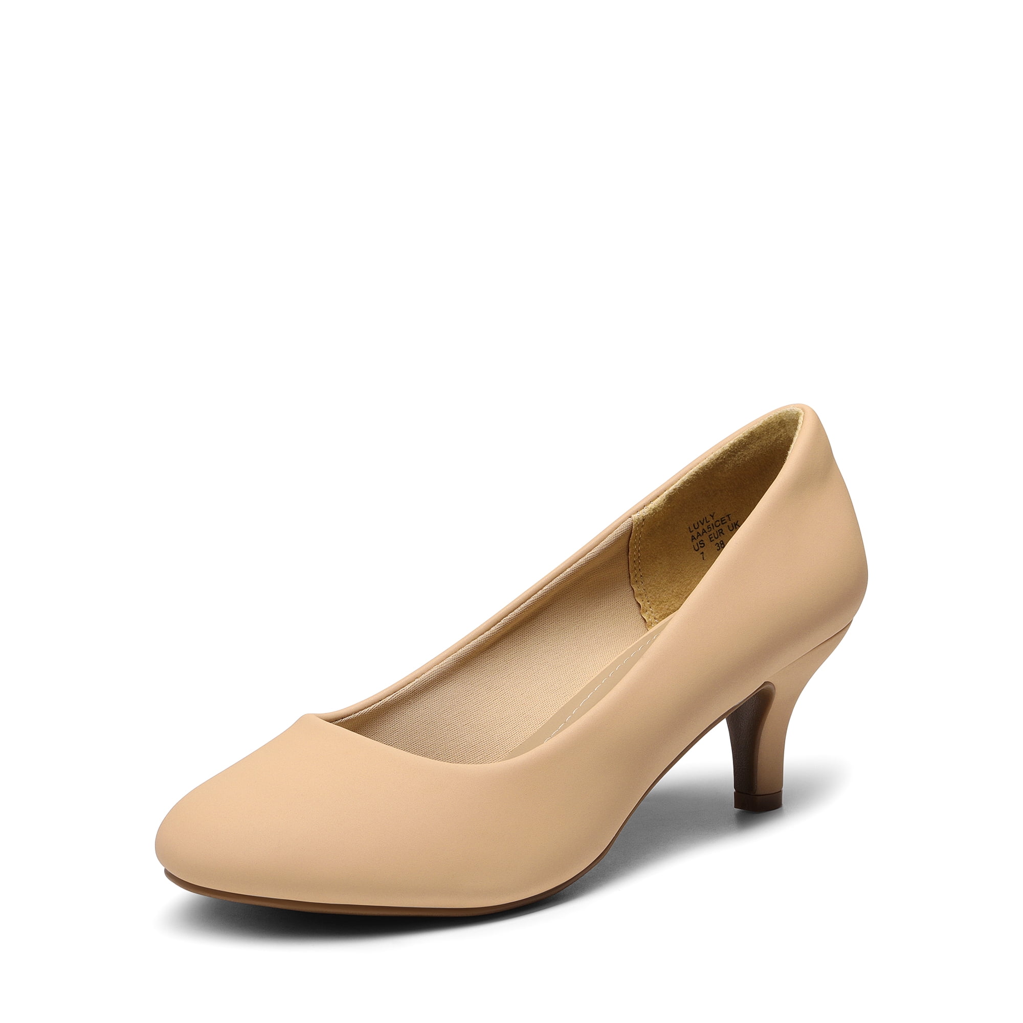 DREAM PAIRS Women's Dress Comfortable Low Heel Pump Shoes - Walmart.com