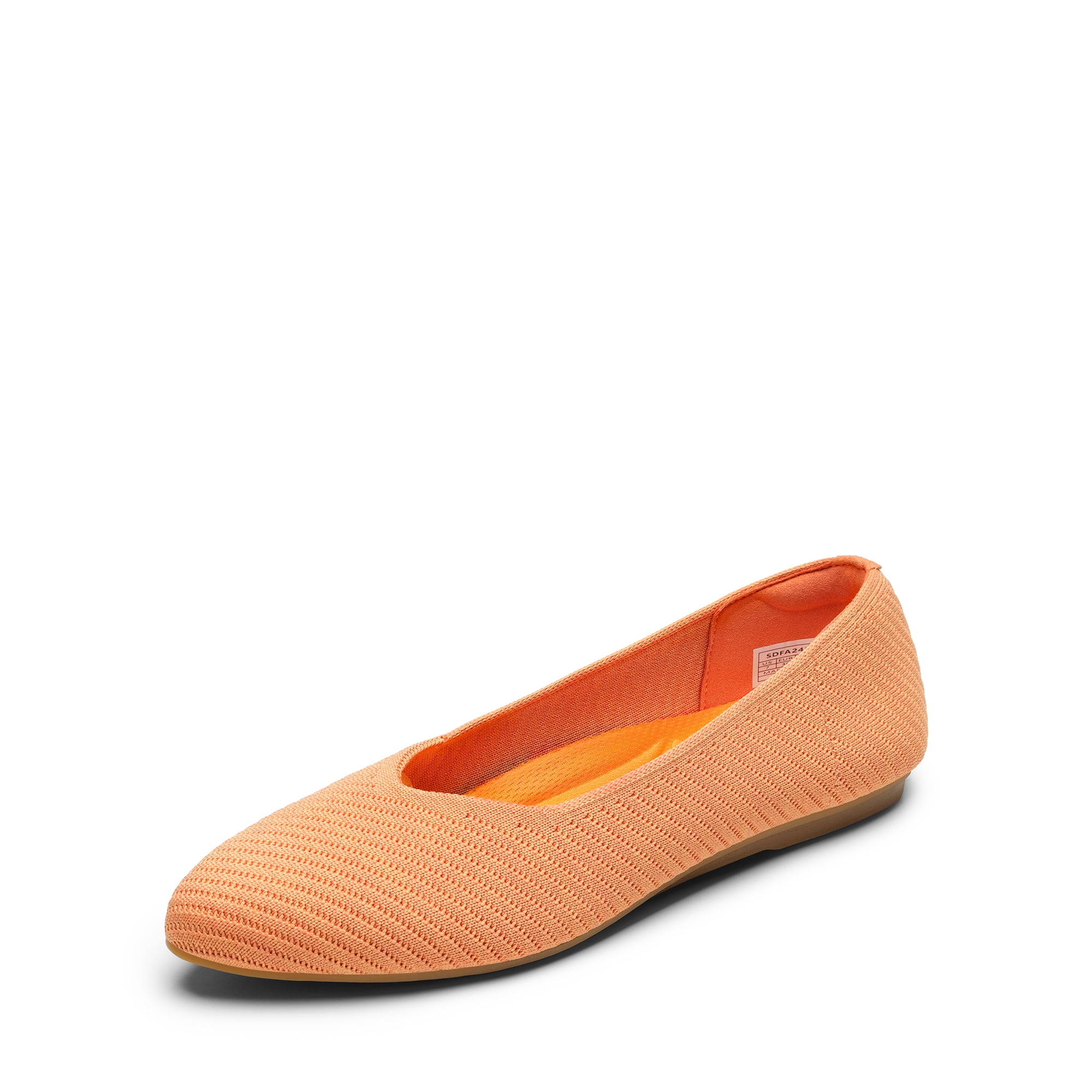 DREAM PAIRS Women's Eco-Friendly Knitted Flats | Almond-Toe Comfort ...