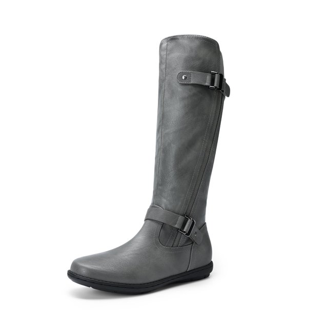 DREAM PAIRS Women's Faux Fur-Lined Knee High Winter Boots Trace ...