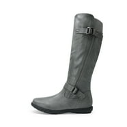 DREAM PAIRS Women's Winter Fully Faux Lined Zipper Closure Snow Knee ...