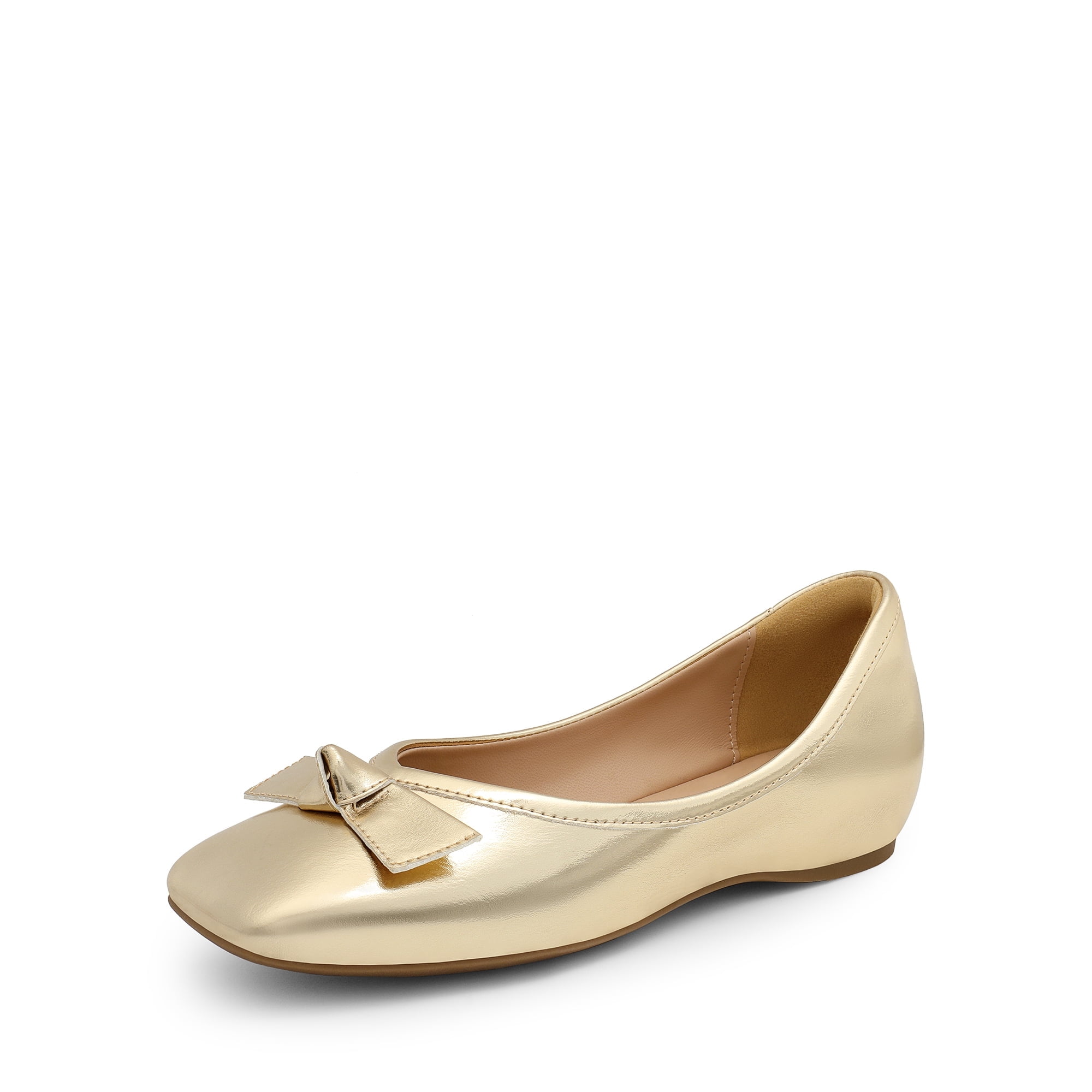 DREAM PAIRS Women's Flats Low Wedge Comfortable Dressy Square Toe ...
