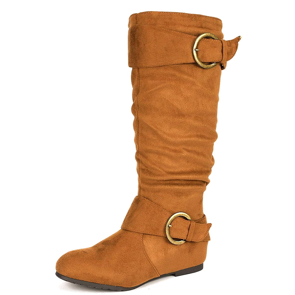 DREAM PAIRS Women's Knee High Low Hidden Wedge Boots URA-W - Walmart.com
