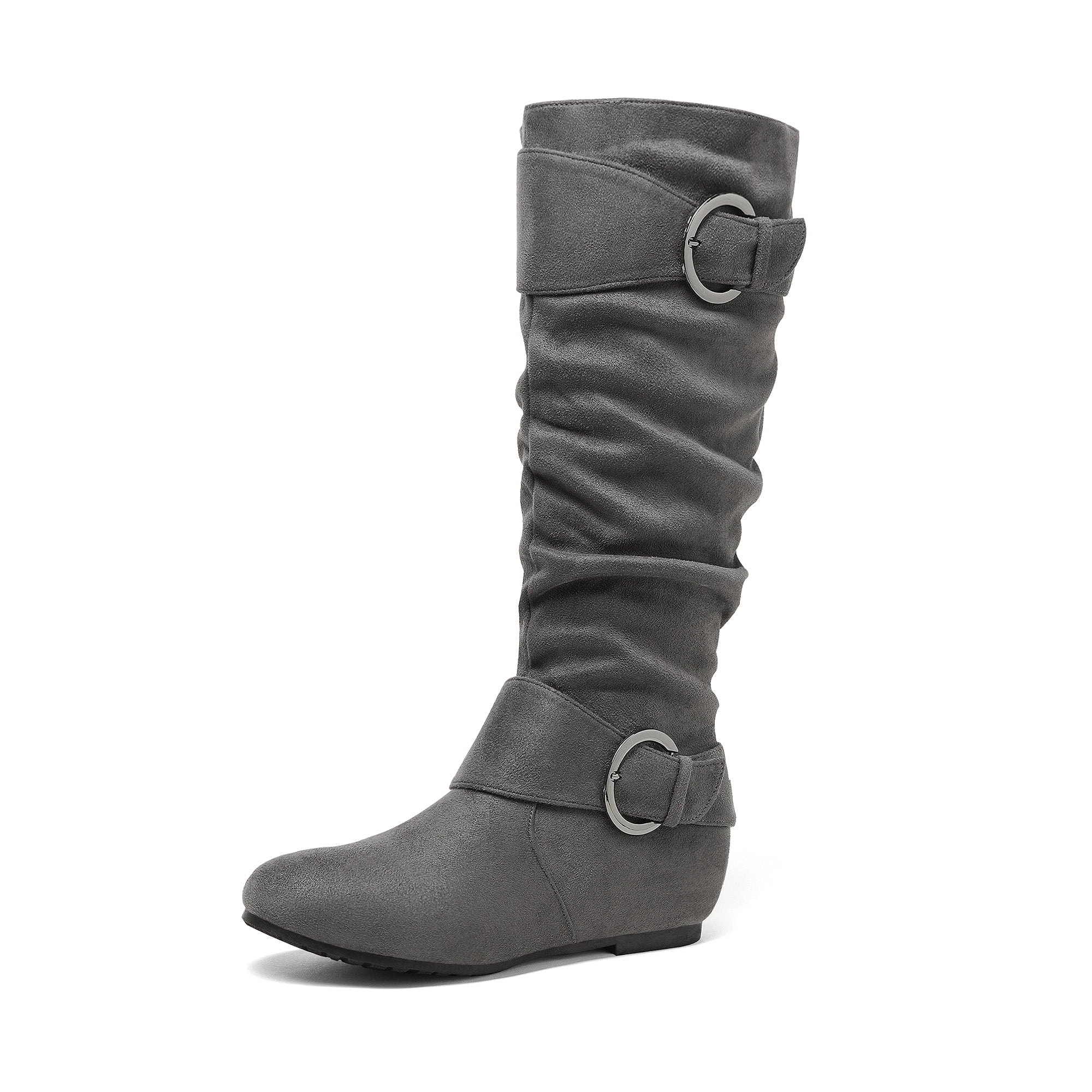 DREAM PAIRS Women's Knee High Low Hidden Wedge Boots URA-W - Walmart.com