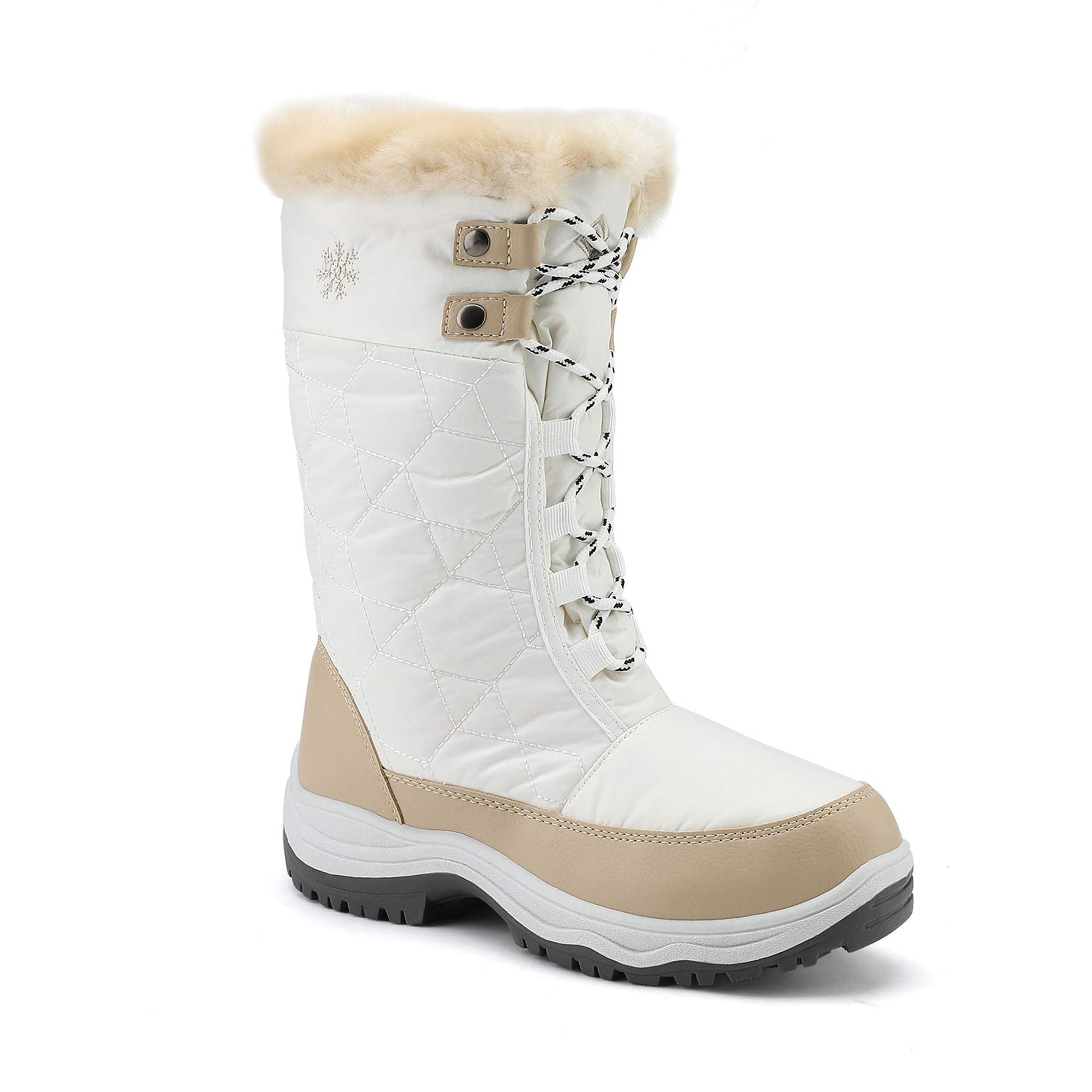 DREAM PAIRS Women's Mid Calf Winter Snow Boots with Warm Faux Lined - Walmart.com