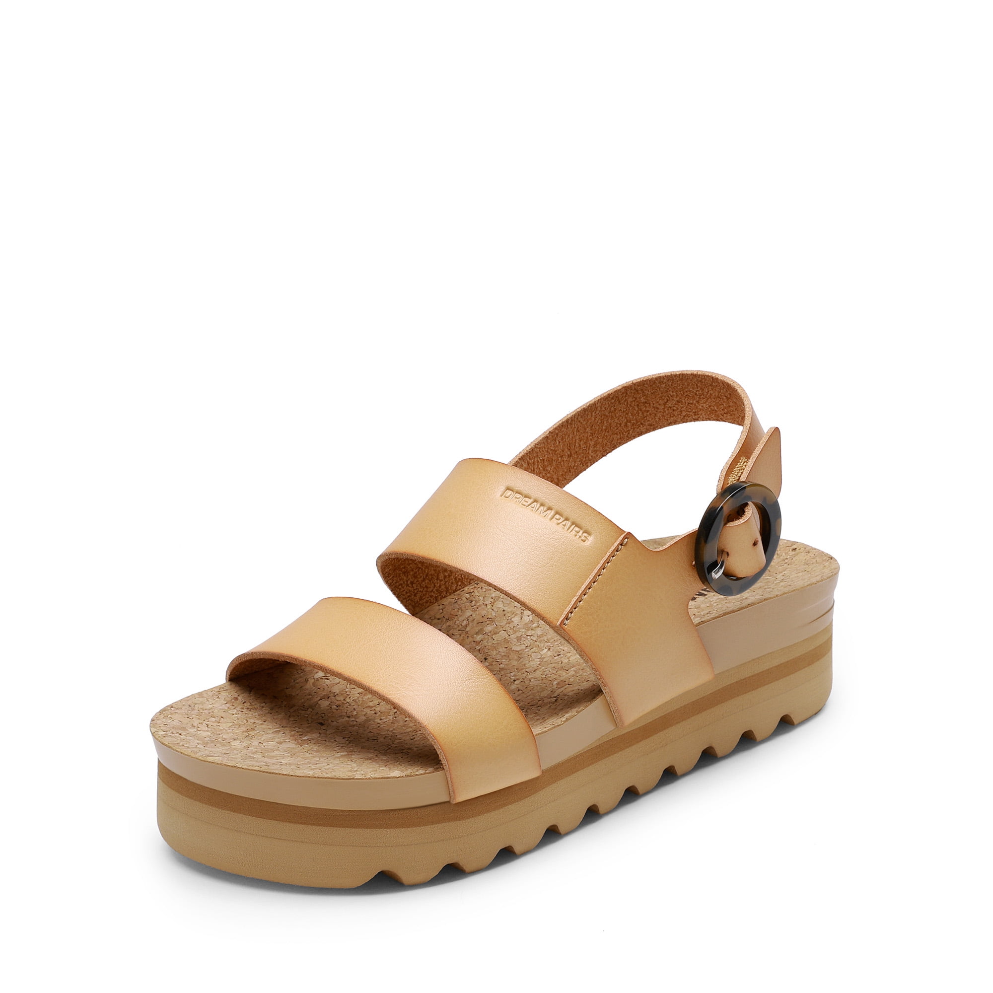 DREAM PAIRS Women's Orthopedic Arch Support Platform Sandals ...