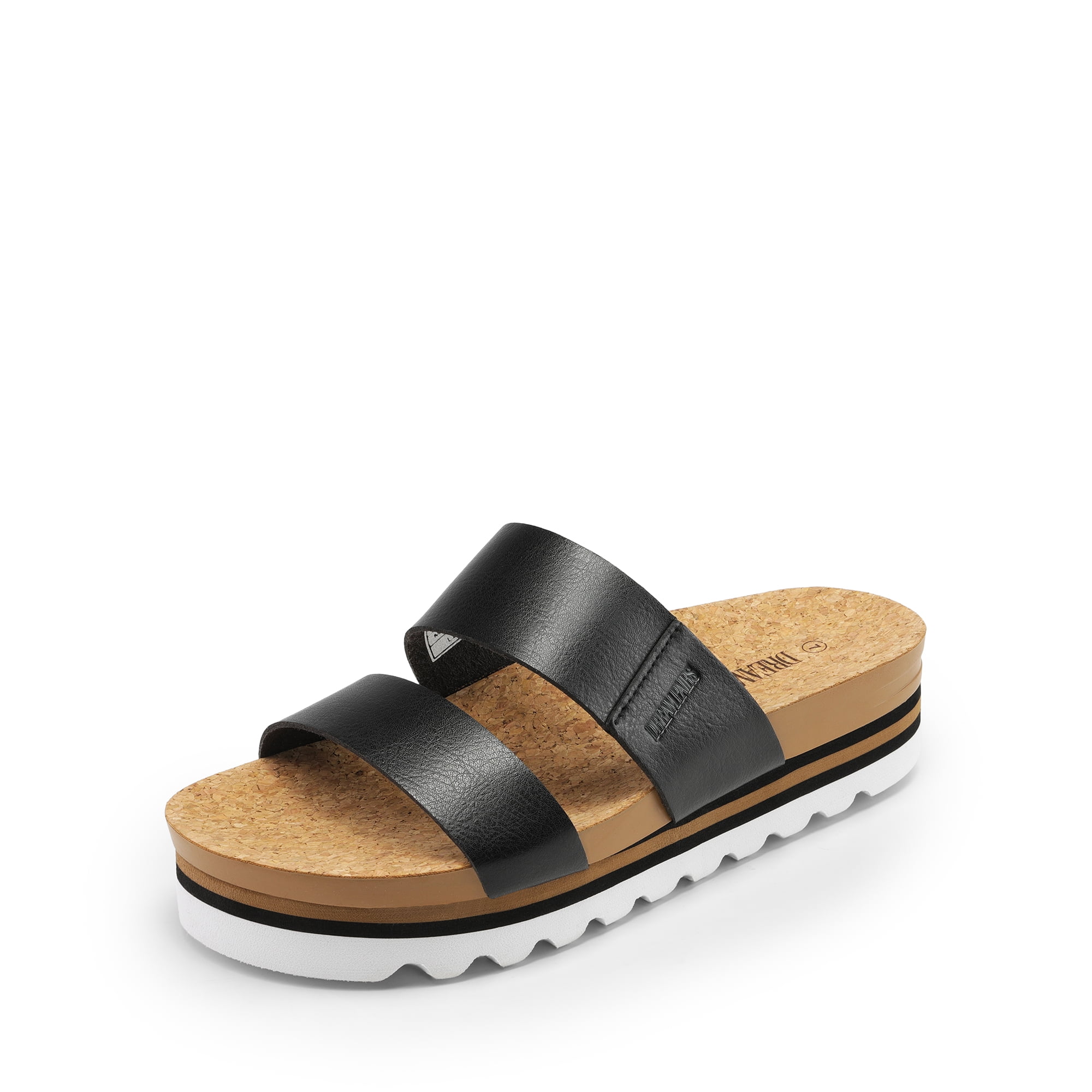 DREAM PAIRS Women's Platform Slides Sandals with Arch Support ...