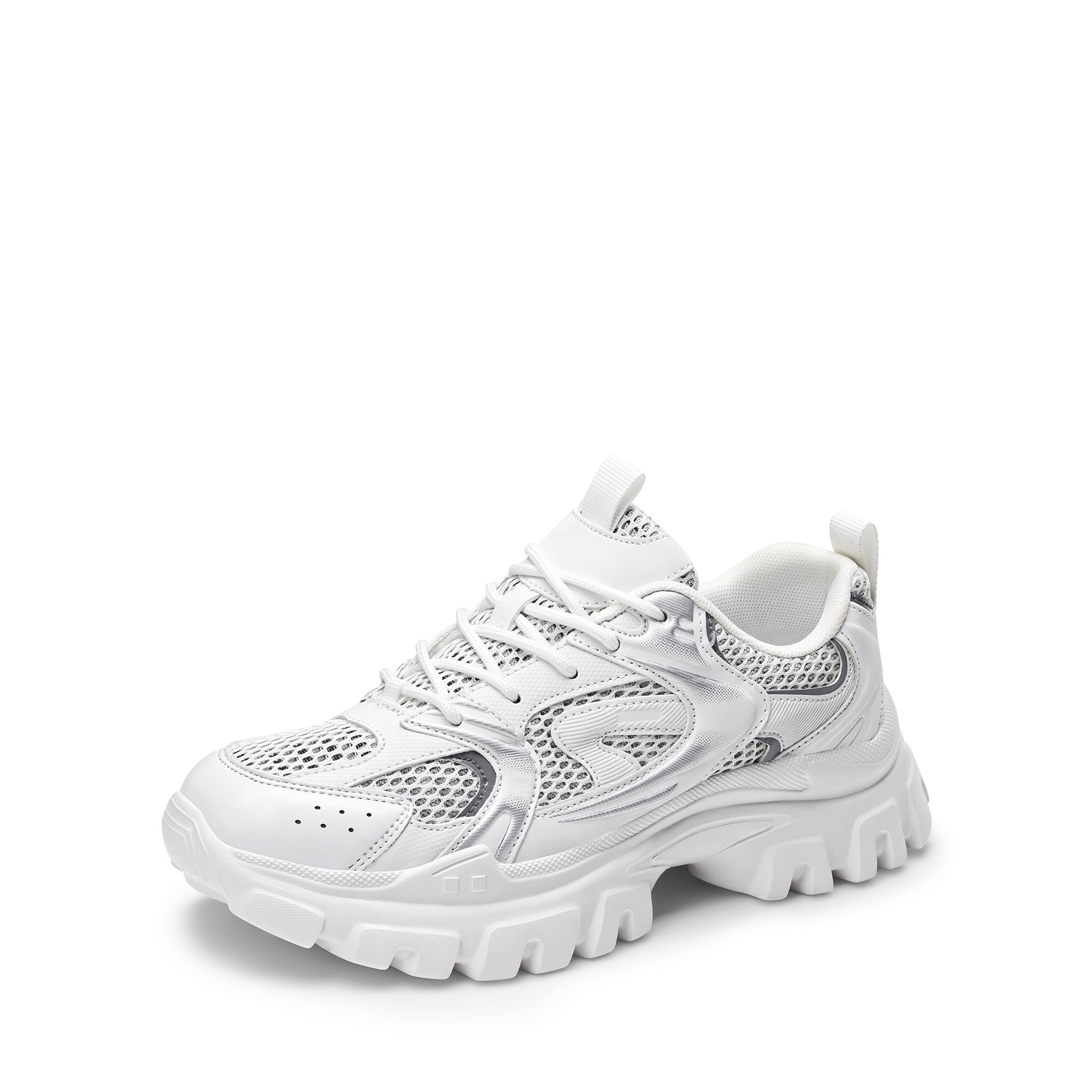 DREAM PAIRS Women's Platform Sneakers 2.36" Height-Boost Vegan Leather ...