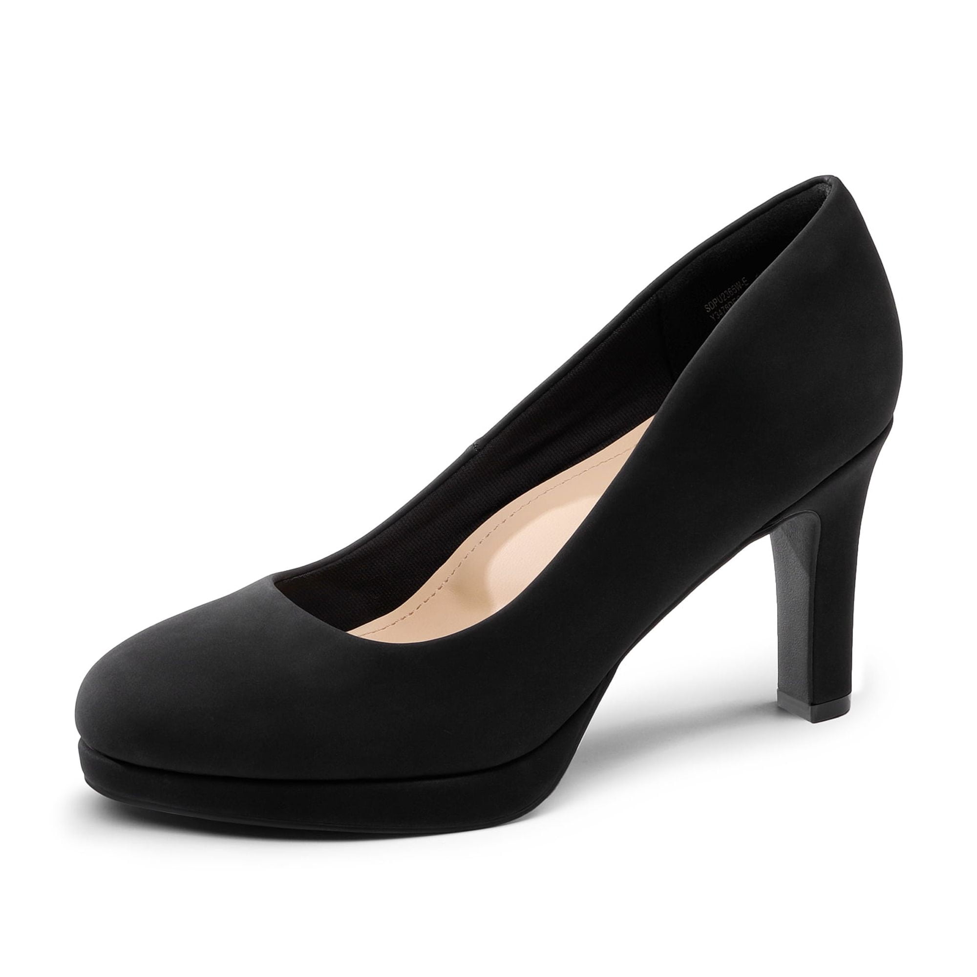 DREAM PAIRS Women's Pumps Close Toe Low Heels Platform Heels ...