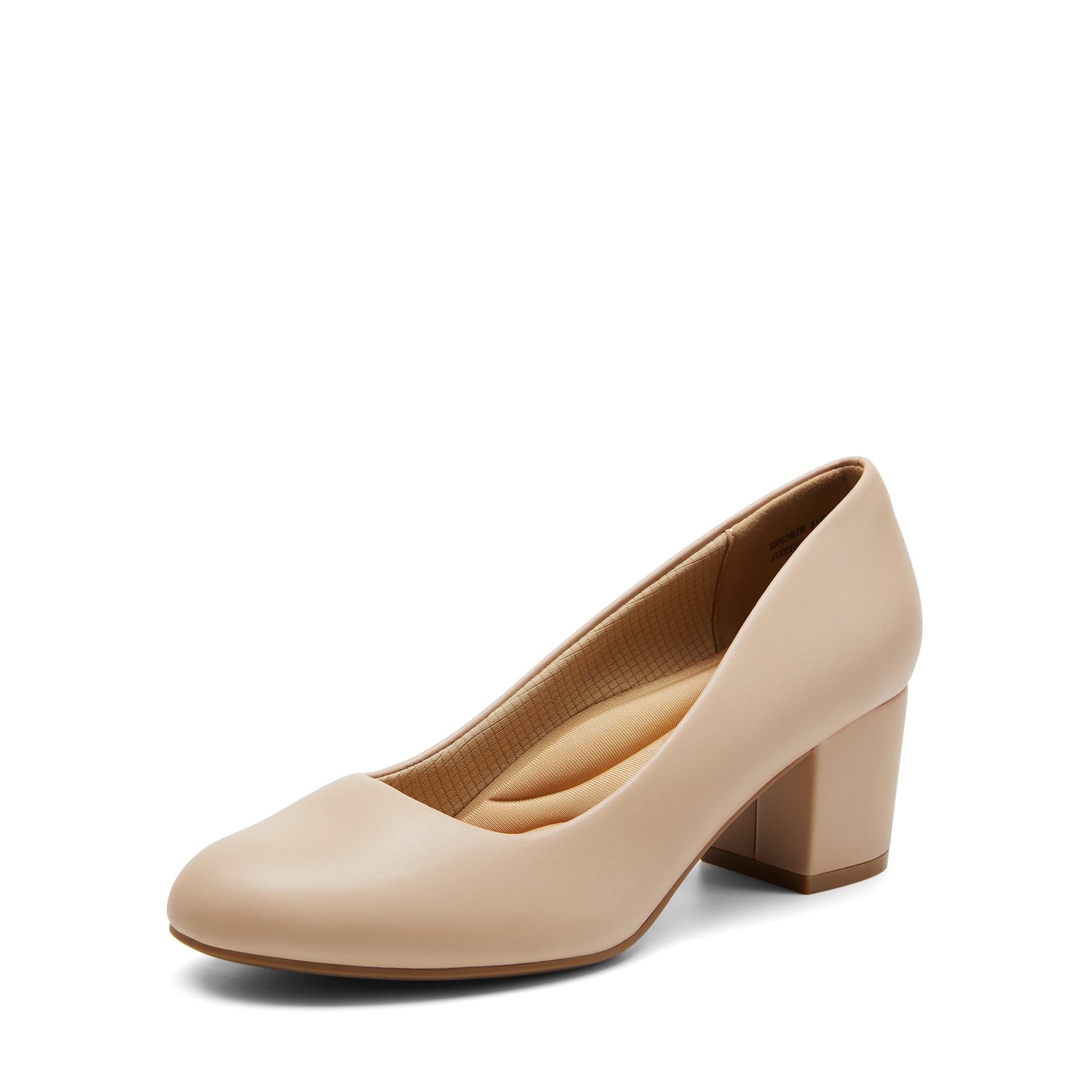 DREAM PAIRS Women's Pumps Low Chunky Block Heel Dress Shoes Closed ...