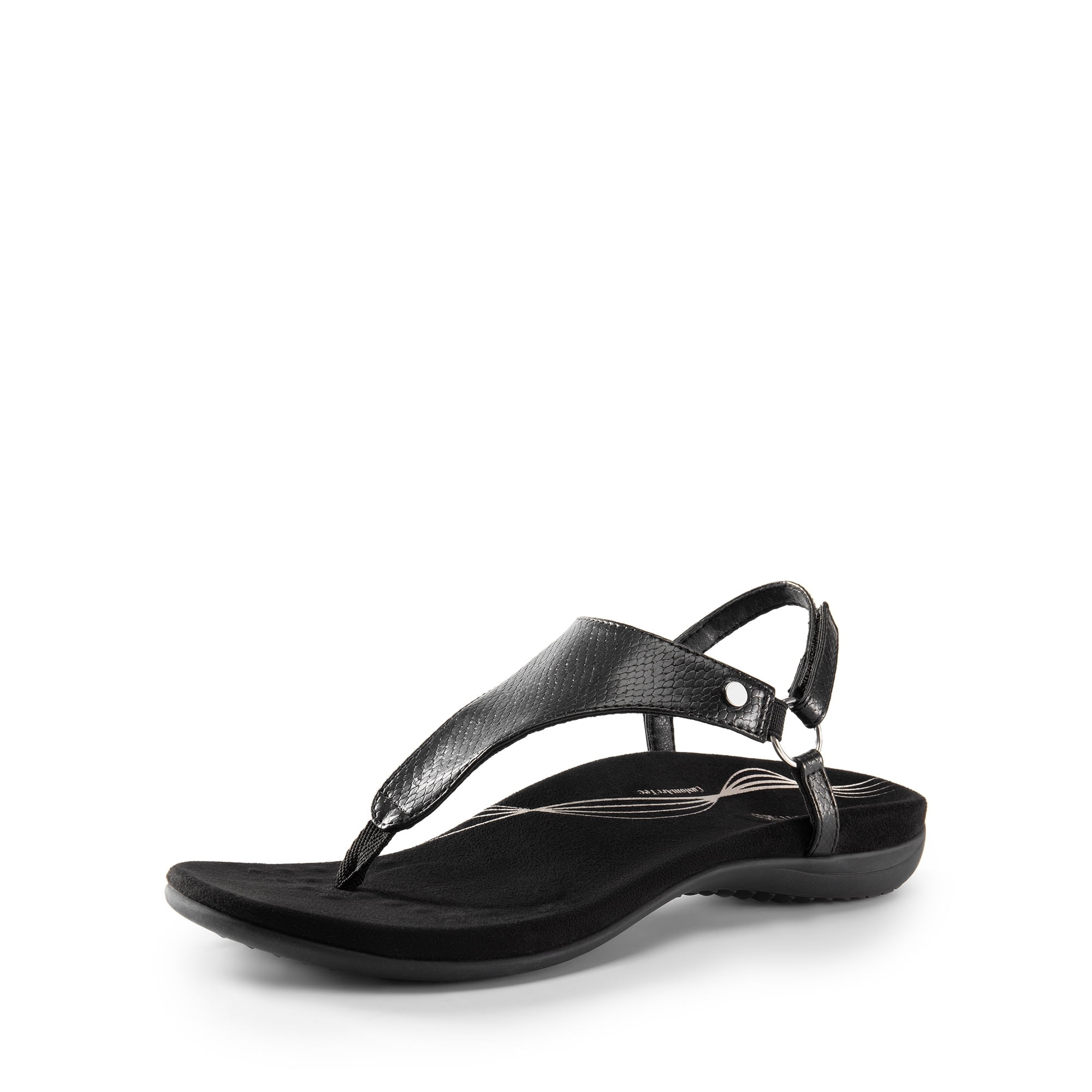 DREAM PAIRS Women's Arch Support Flat Sandals Orthopedic Soft ...
