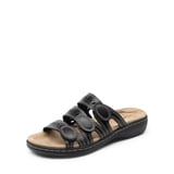 DREAM PAIRS Women's Slide Sandals Comfortable Arch Support Flat Sandals ...