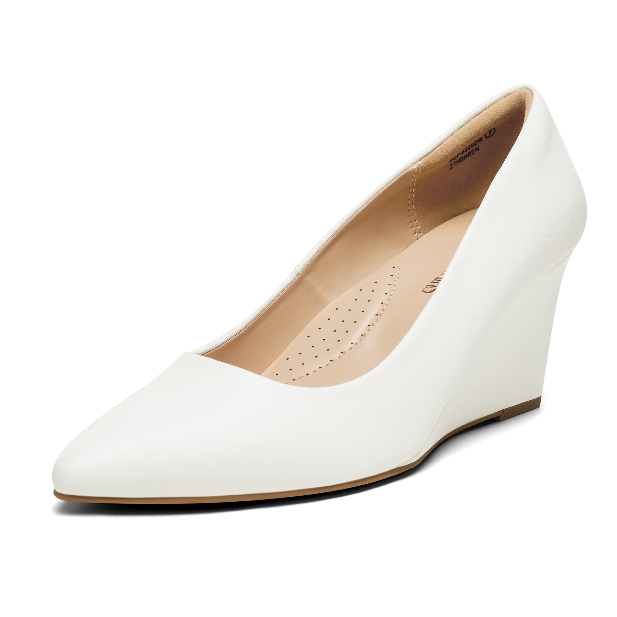 DREAM PAIRS Women’s Wedge Heels – Closed Toe Pointed Pumps for Dress ...