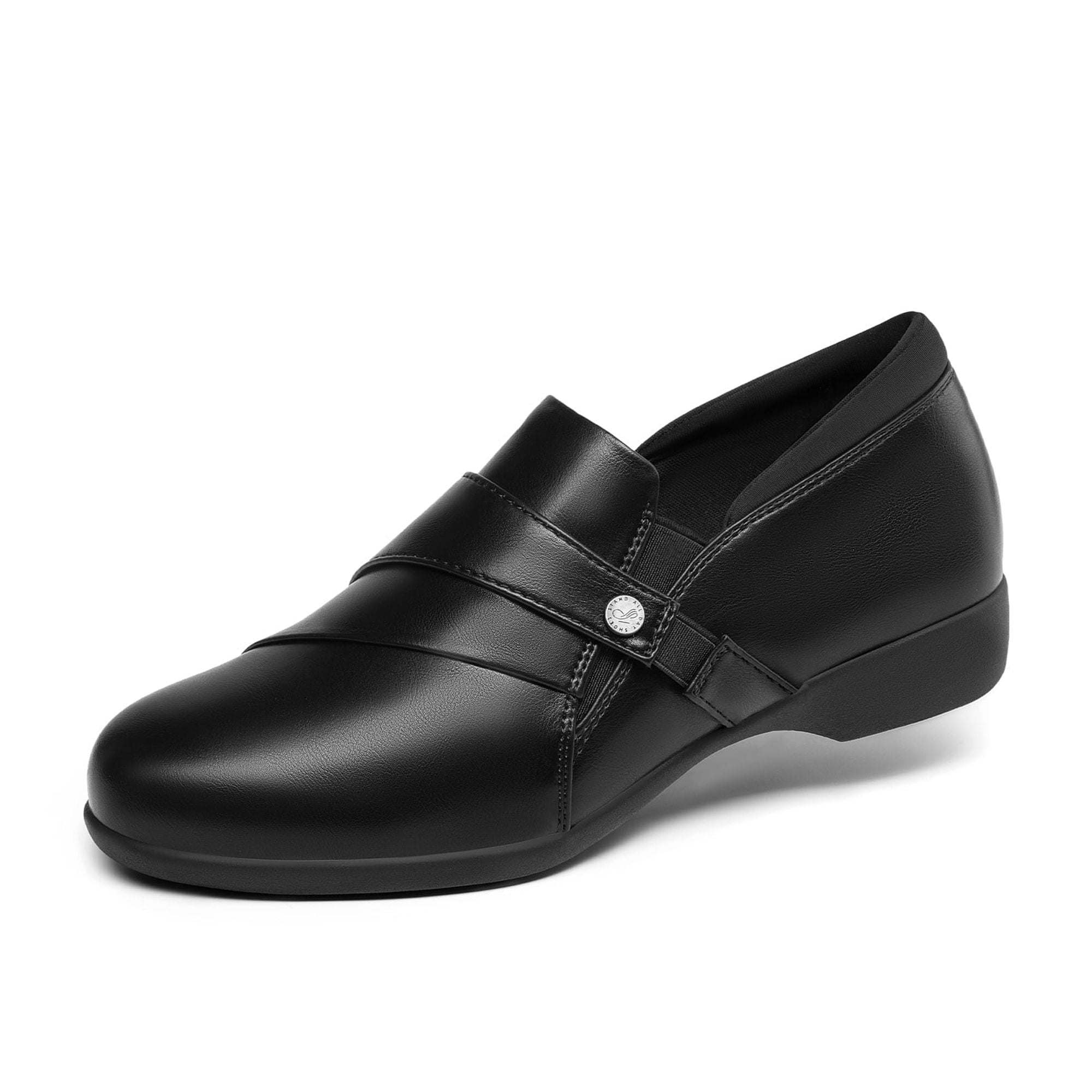 BURUDANI Womens Comfortable Loafers Slip-on Dressy Business Casual Work ...