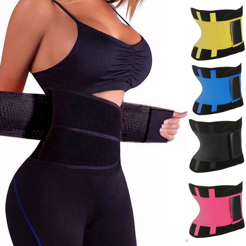 DREAM SLIM Waist Trainer Belt Women Slimming Sauna Women Trimmer Belly ...