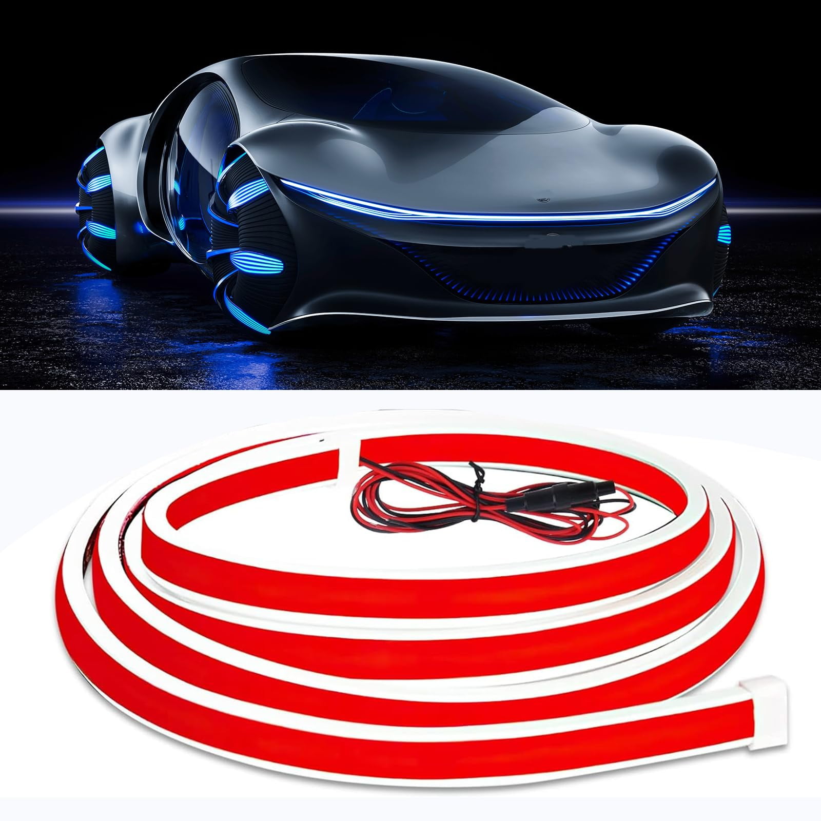 DREAMIZER 70" Dynamic Scan CM31 Start Up Car Hood Light Strip with ...