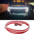 DREAMOTOR 71 Inch Car Hood LED Strip, White Exterior Dynamic Car LED ...