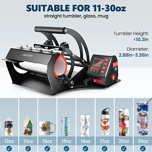 DREAMVAN Tumbler Heat Press Machine Mug Press Machine for 11 OZ-30 OZ ...