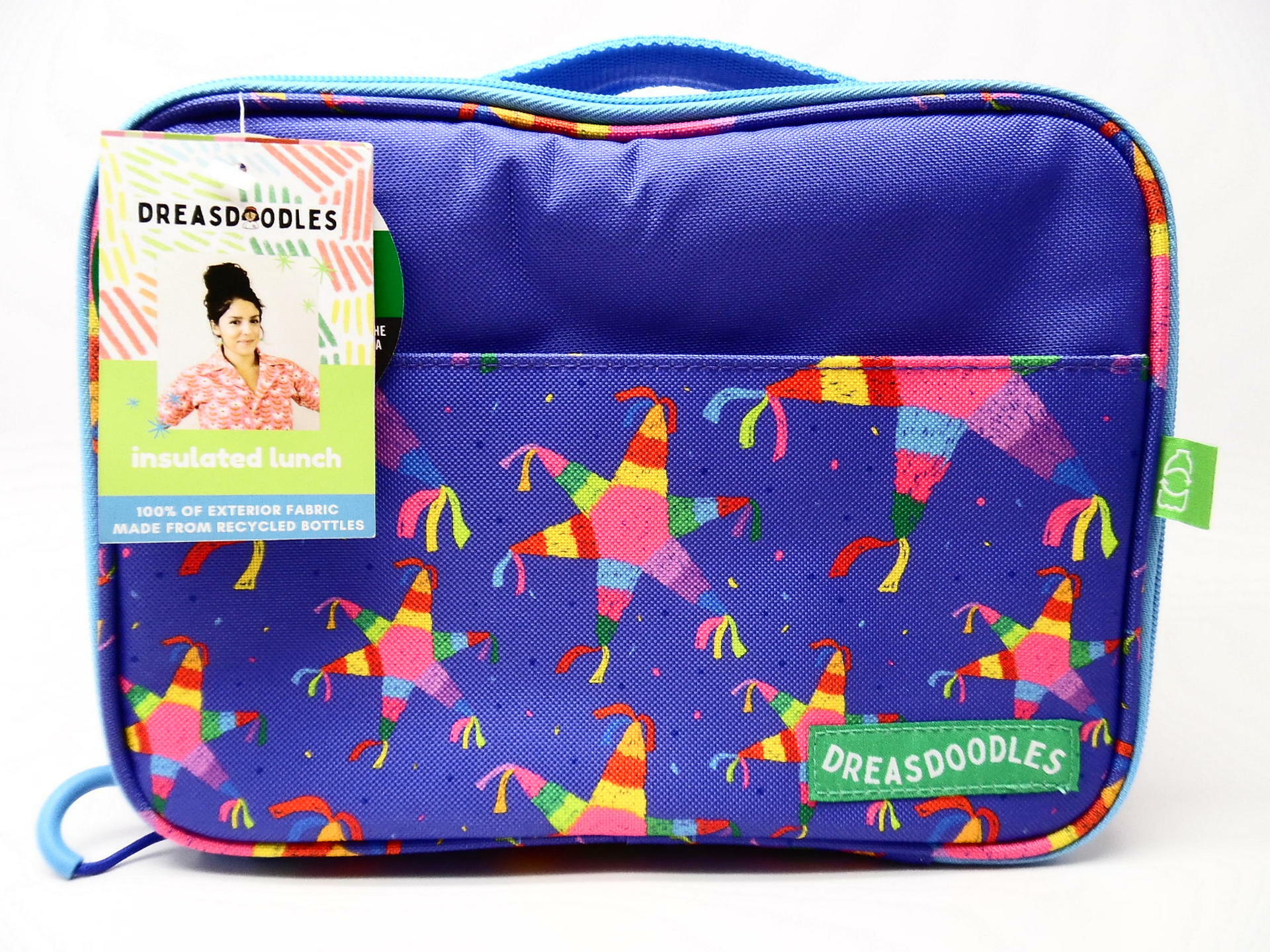 DREASDOODLES by Andrea Campos Coco Insulated Lunch Bag - Pinata Party ...