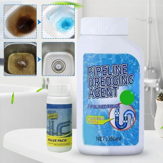 DREDGING AGENT Unclogging Agent Kitchen Drain Cleaner 350ml, Powerful ...