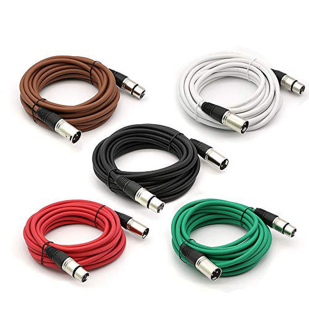 DREMAKE Professional Audio Mic Cable Cords - XLR 3 Pin Male to XLR 3 ...