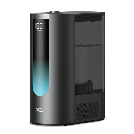 DREO 1.6 Gal Smart Cool/Warm mist Humidifier,Black,60 Hour Runtime ...