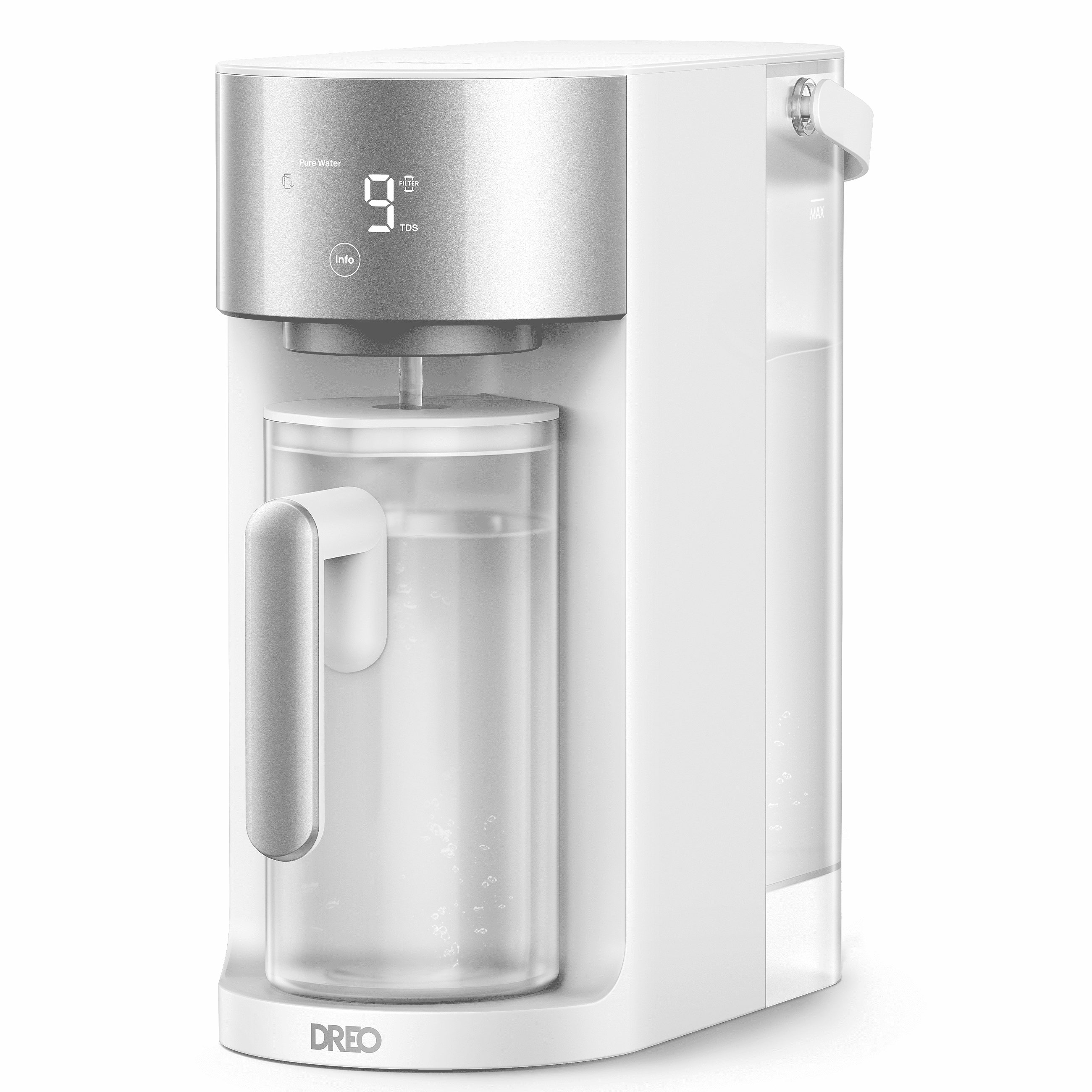 DREO Reverse Osmosis Water Filter Countertop, RO Filtration System, 3:1 ...