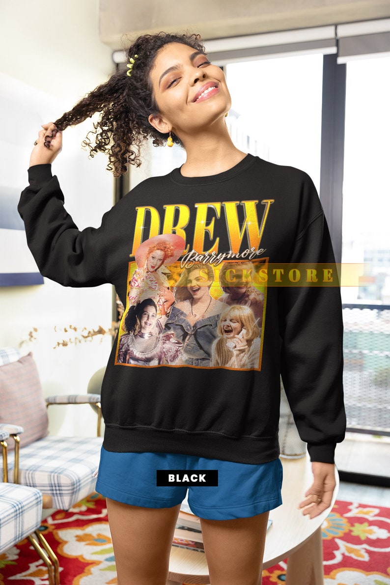 DREW BARRYMORE Vintage Sweatshirt, Drew Barrymore Fan, Drew Barrymore ...