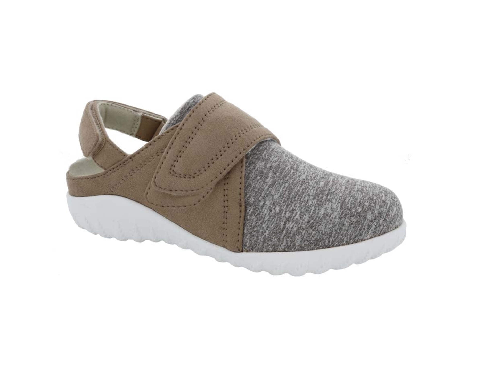 Drew Breezy Women Casual Shoe In Tan Micro/stretch - Walmart.com