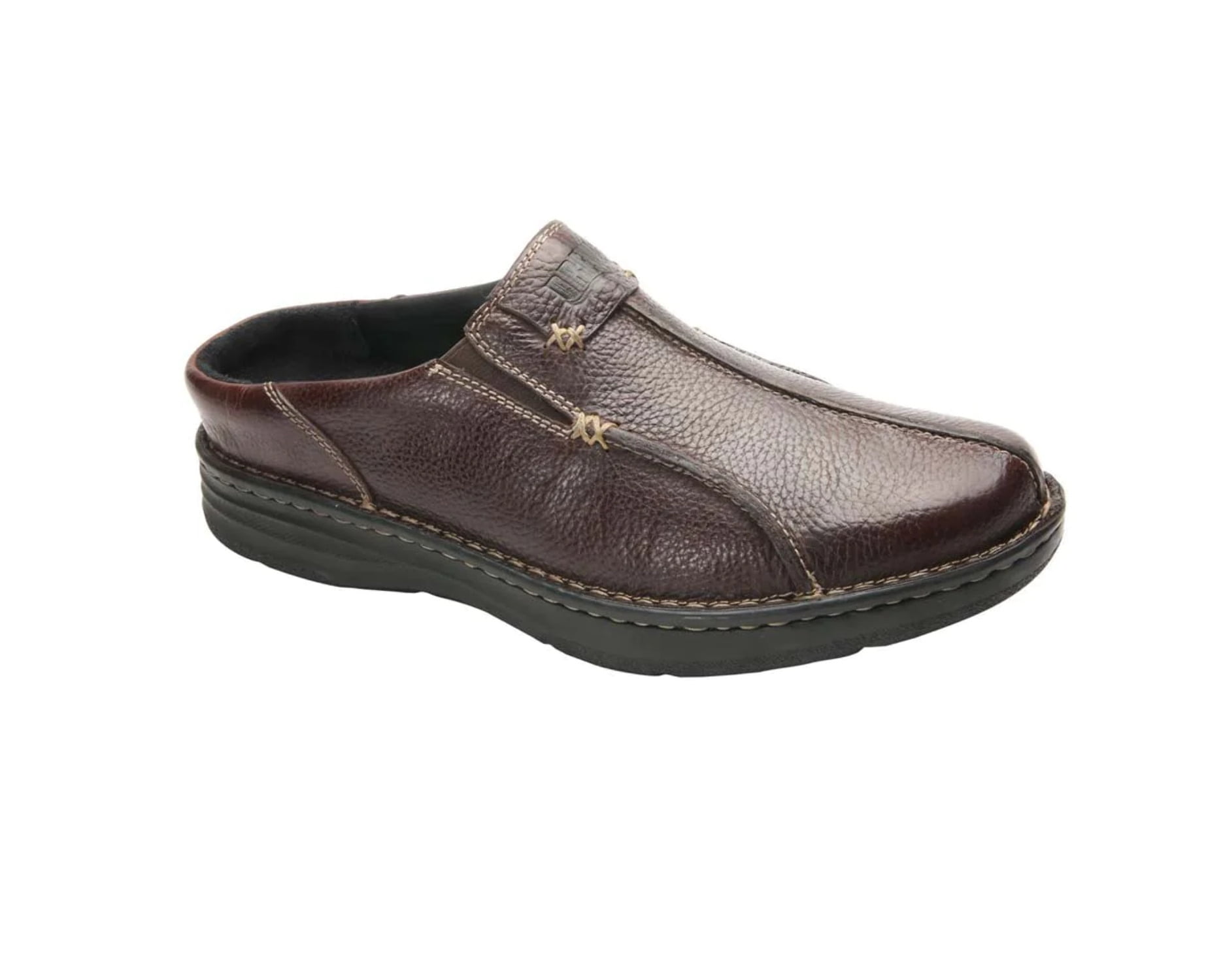 DREW JACKSON MEN CLOG SHOE IN BROWN - Walmart.com
