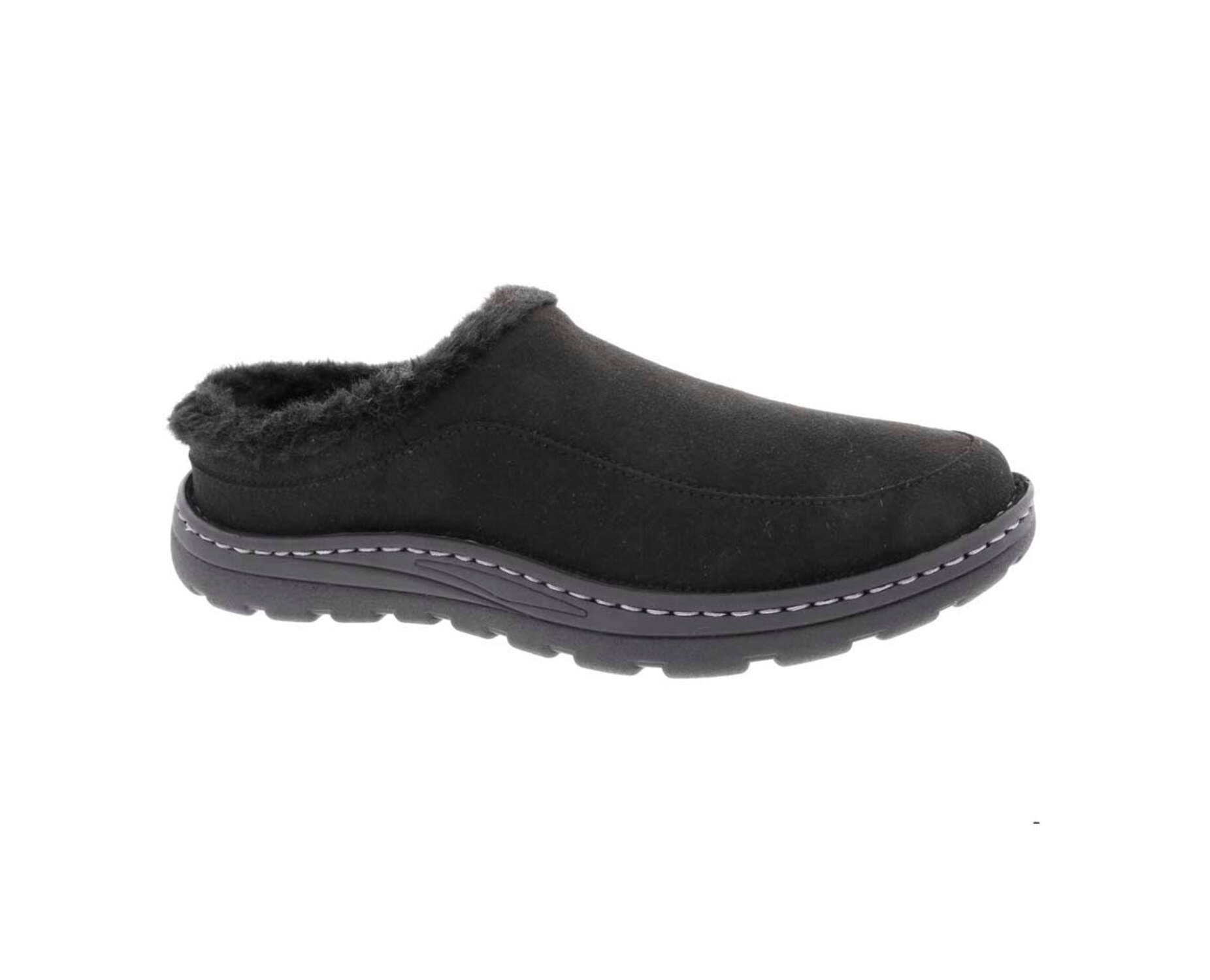 Drew Palmer Men Clog Shoe In Black Microsuede - Walmart.com