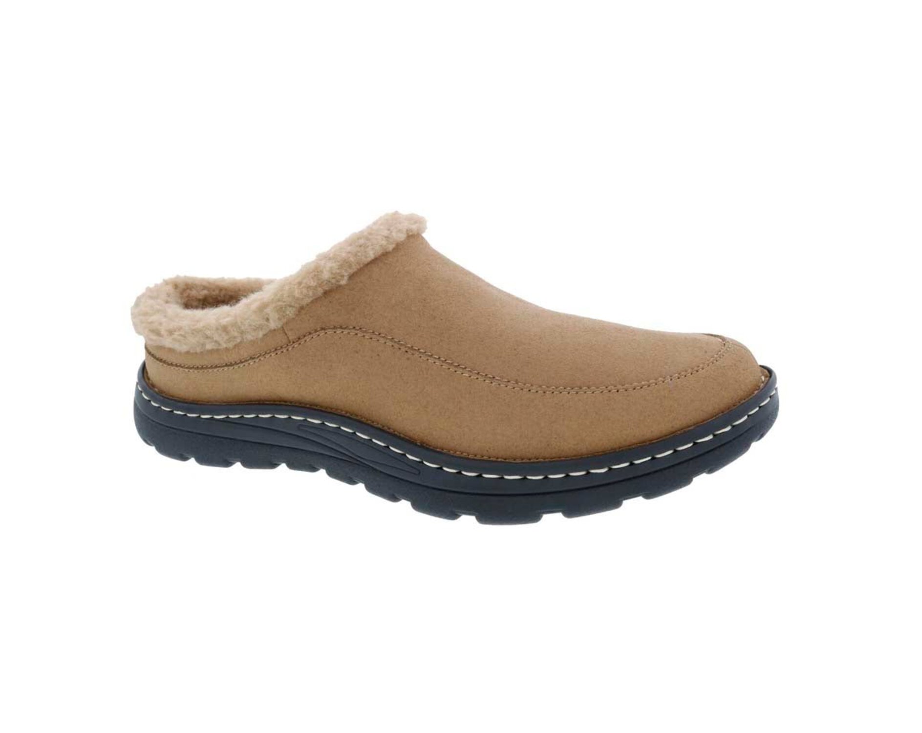 Drew Palmer Men Clog Shoe In Camel Microsuede - Walmart.com