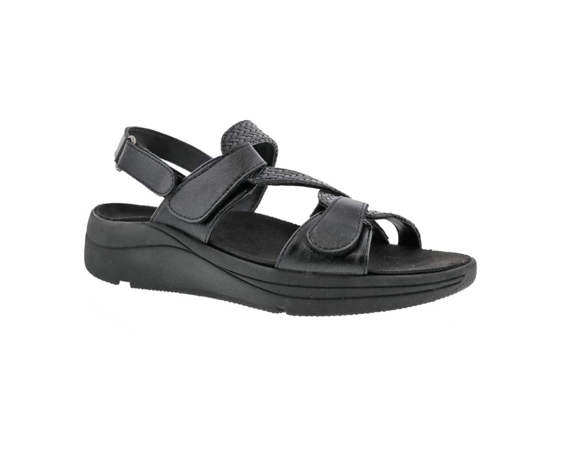 Drew Serenity Women Sandal In Black Combo - Walmart.com