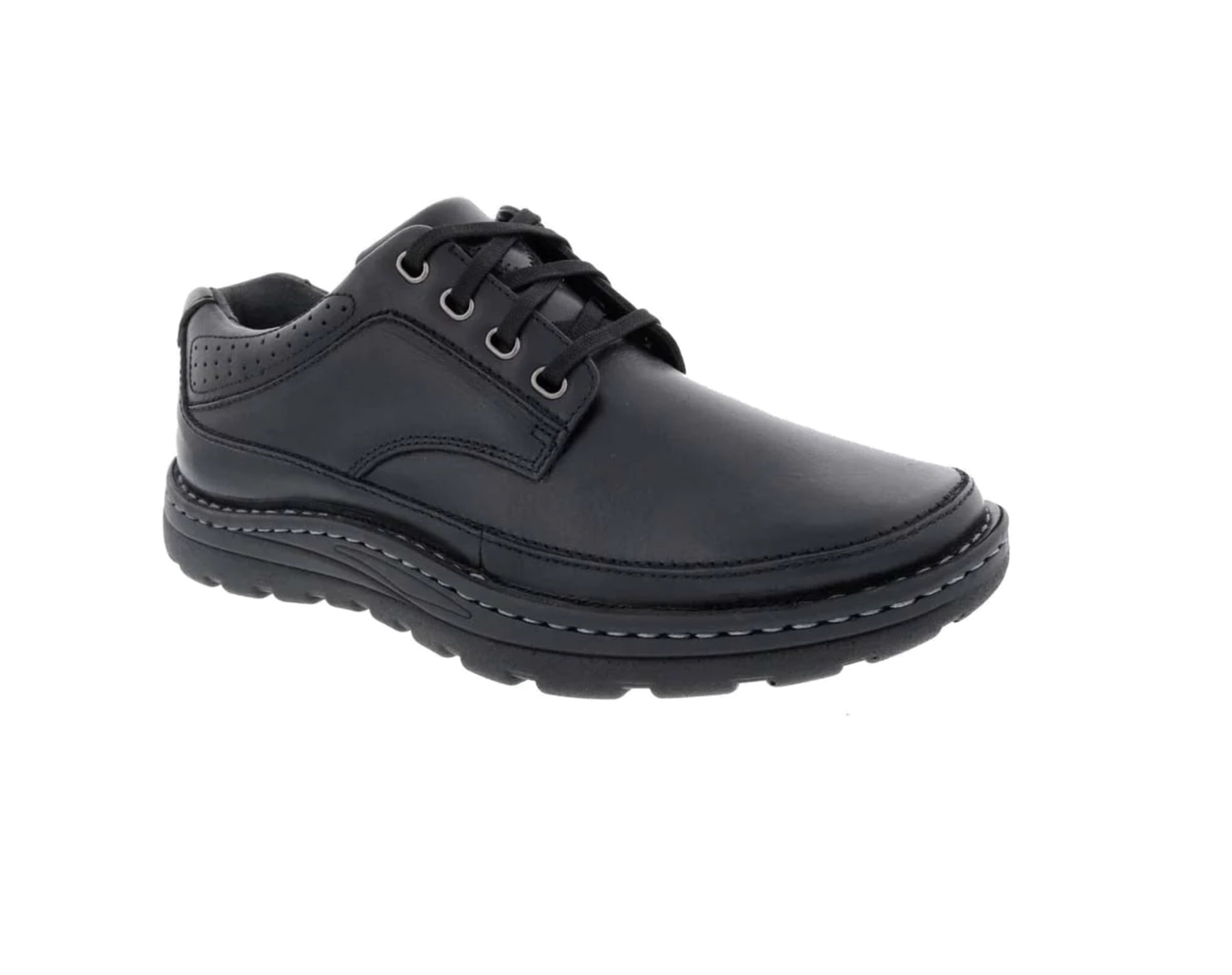 DREW TOLEDO II MEN CASUAL SHOE IN BLACK LEATHER - Walmart.com