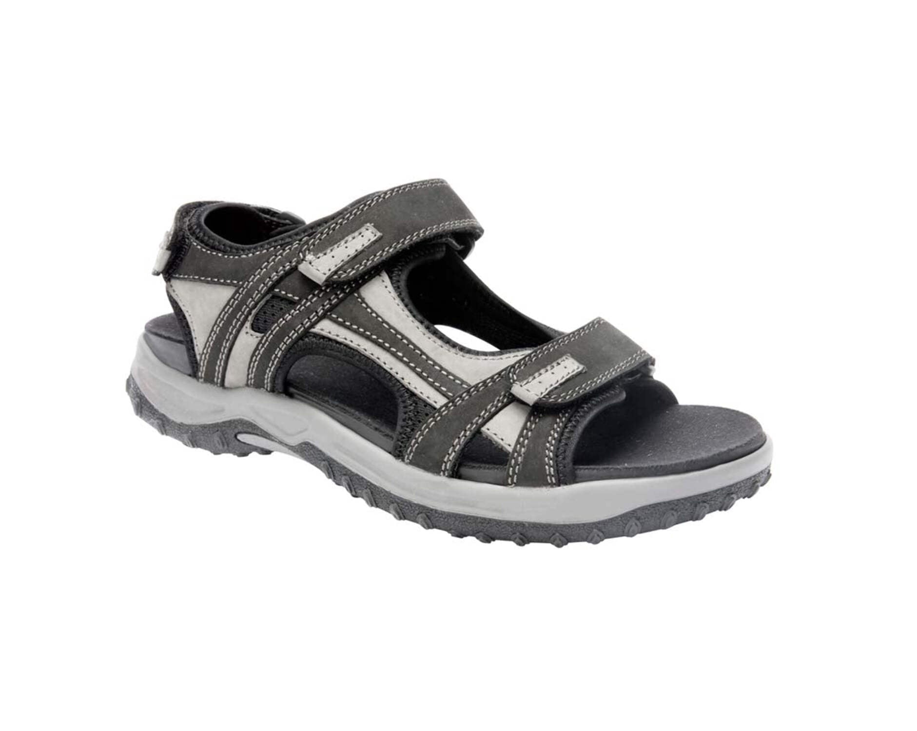 Drew Warren Men Sandal In Black/grey Combo - Walmart.com