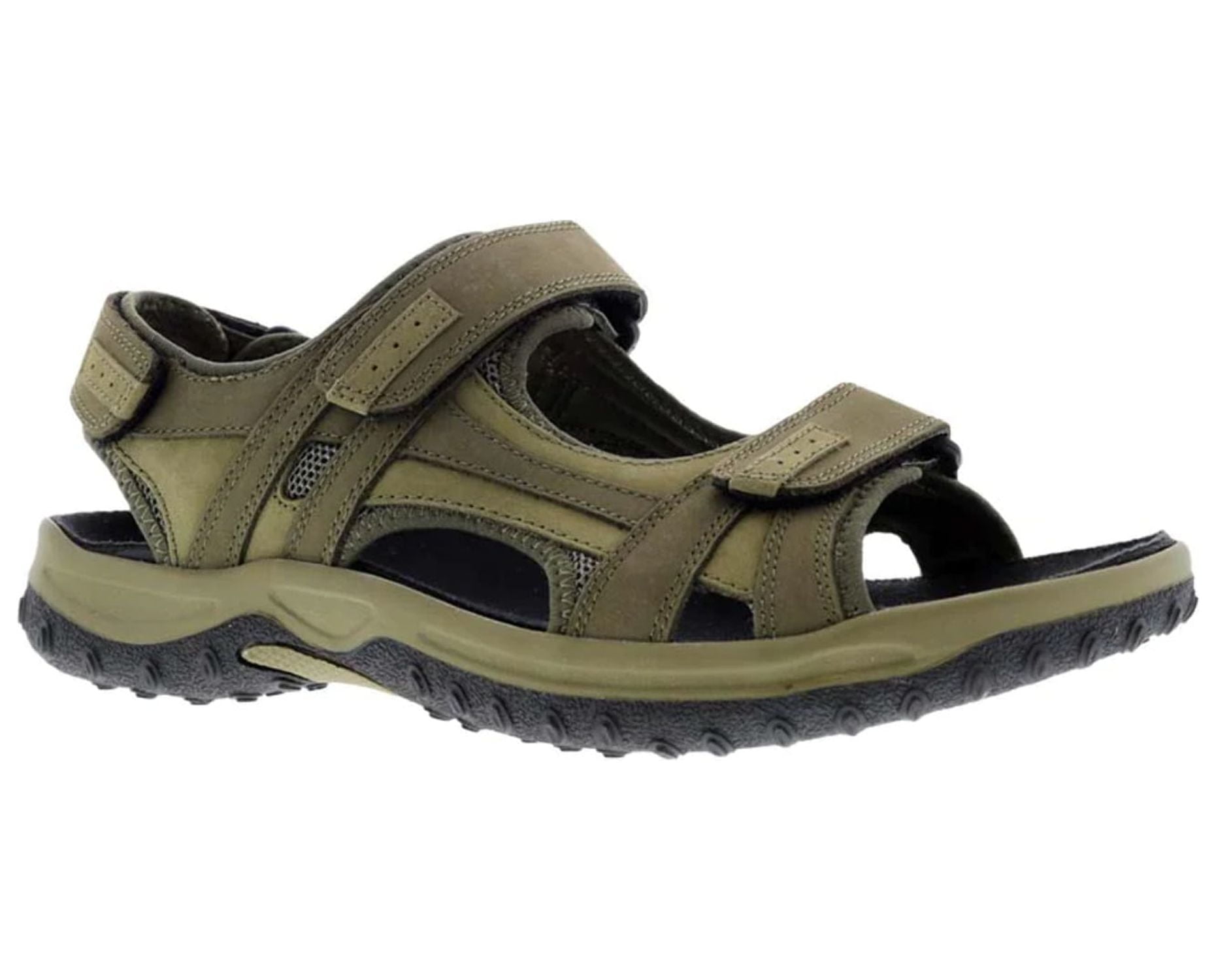 DREW WARREN MEN SANDAL IN OLIVE COMBO - Walmart.com