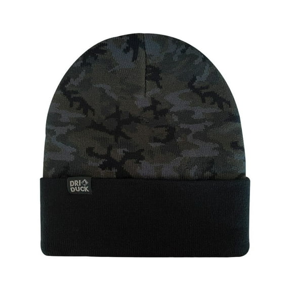 DRI DUCK Coleman Cuffed Beanie 100% Acrylic 12" Ribbed-knit Fleece Hats ...