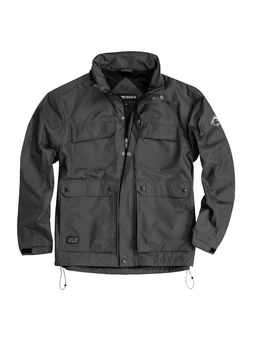 DRI DUCK Big Rain Field Jacket, Charcoal, Size 3XL, Water-Resistant ...