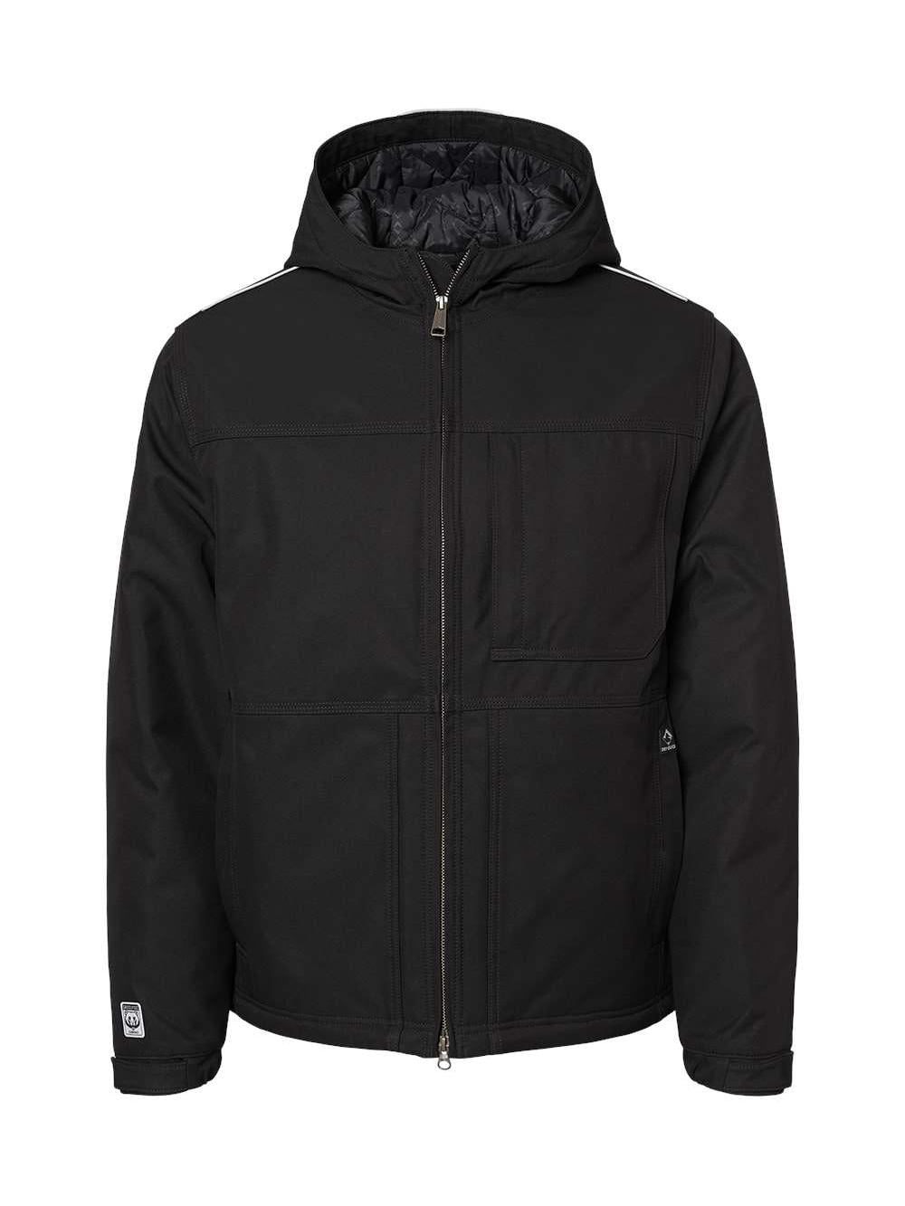 DRI DUCK Men's Kodiak Jacket, Black, Polyester, Wind & Water Resistant ...