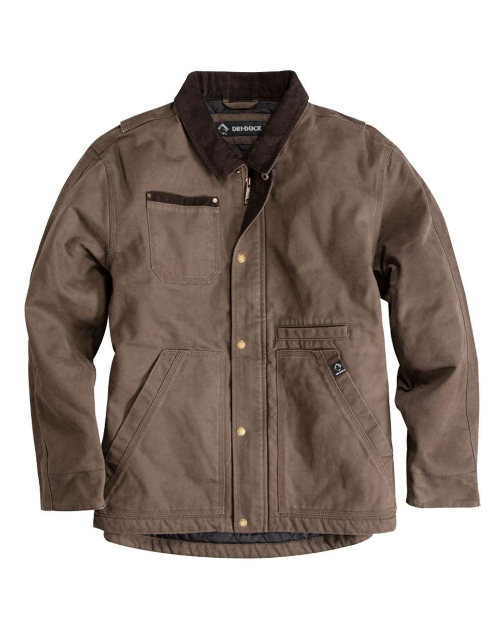 DRI DUCK Rambler Boulder Cloth Jacket Tall Sizes , LT, Tobacco ...
