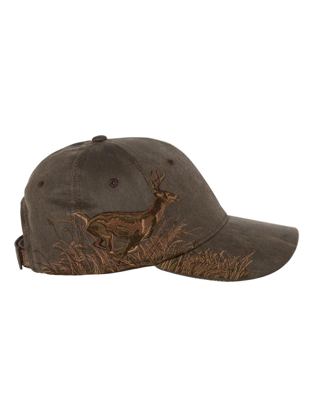 DRI DUCK - Running Buck Cap - 3301 - Brown Waxy Canvas - Size ...
