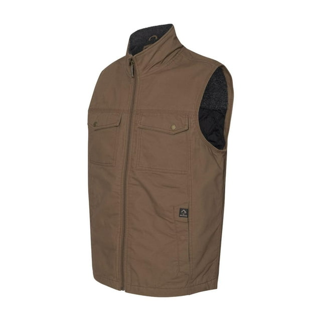 DRI DUCK - Trek Canyon Cloth Vest - 5068 - Field Khaki - Size: L ...
