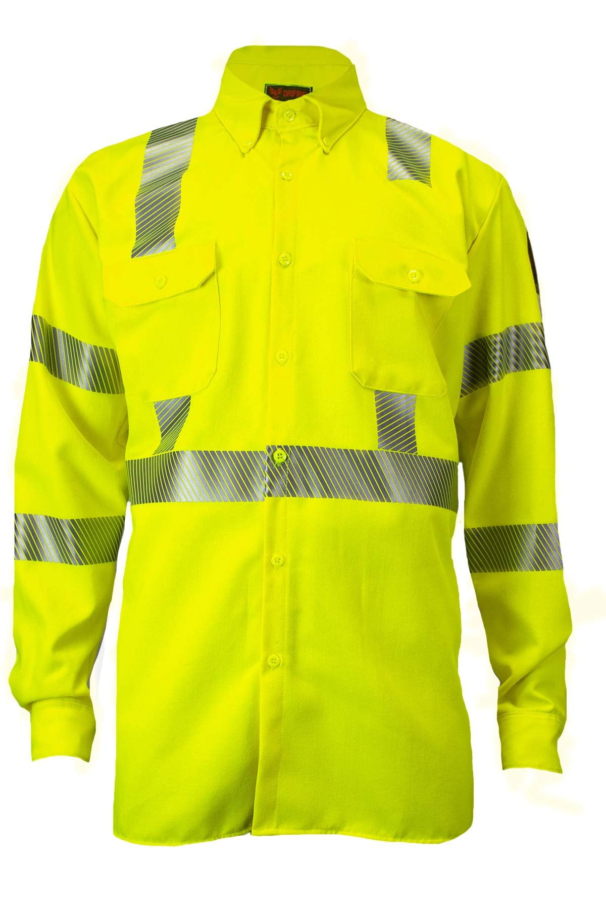 DRIFIRE CAT2 Hi-Vis 12cal Flame Resistant Utility Shirt - Walmart.com