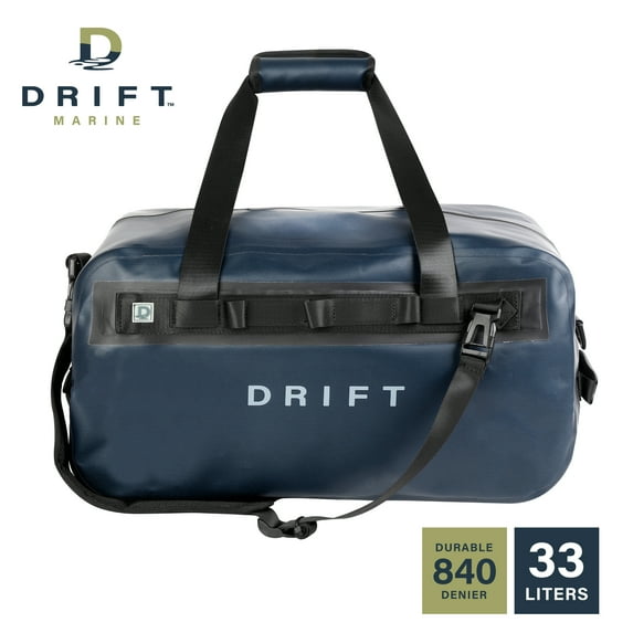 D DRIFT ALL THINGS WATER Waterproof Boat Bag - 33L Navy Blue Backpack ...