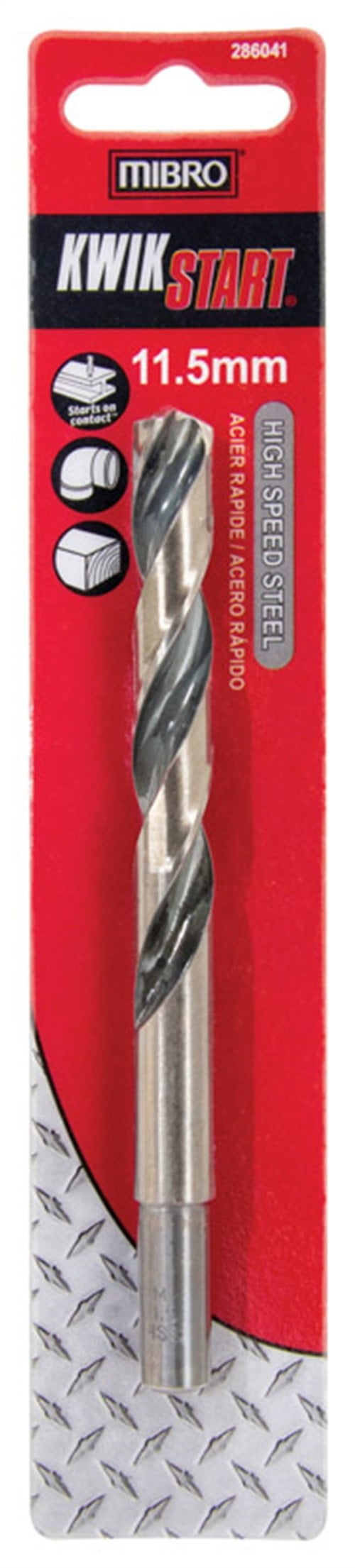 DRILL BIT HSS 11.5MM (Pack of 1) - Walmart.com