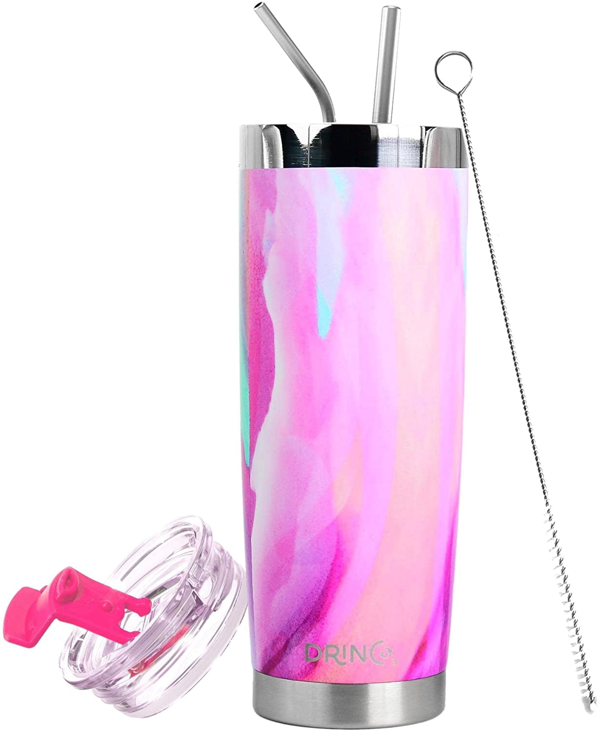 Drinco 20oz Stainless Steel, Vacuum Insulated, Spill Proof Travel ...